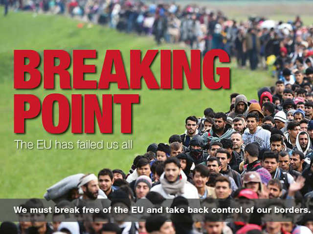 'BREAKING POINT': UKIP Launches 'Largest National Ad Campaign' On Immigration