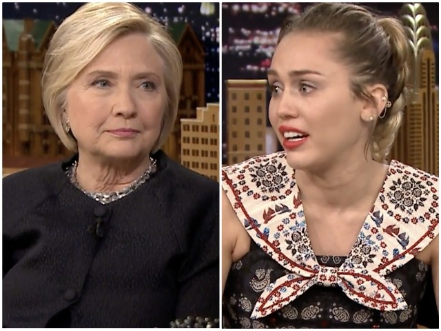 Miley Cyrus Fights Back Tears Reading Thank You Note To Hillary Clinton