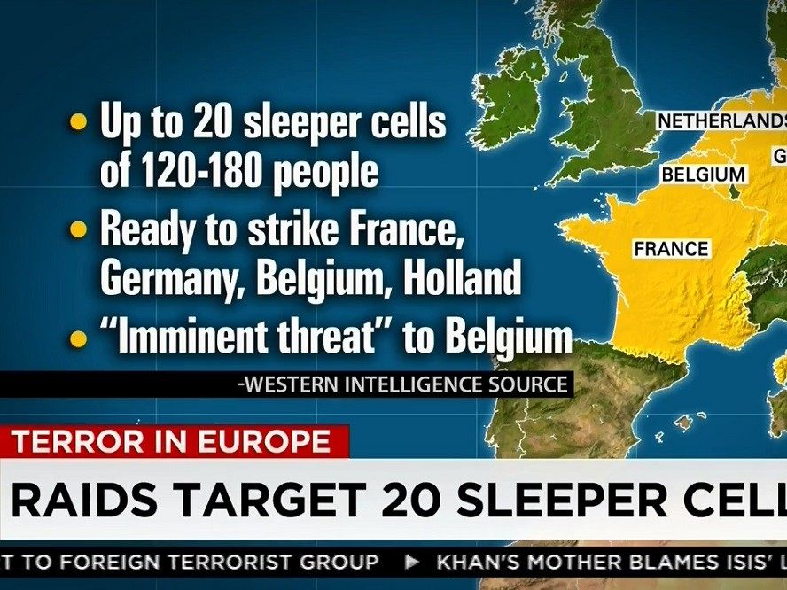 Report: Massive Terror Cell Sweep Underway in Europe