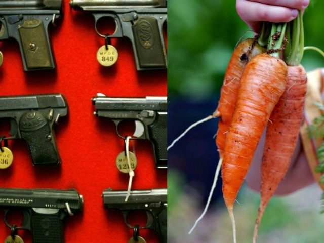 Obama: 'Easier to Buy a Handgun than a Fresh Vegetable'