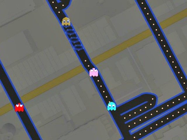 Google Brings Pac-Man to Maps for April Fool's Day