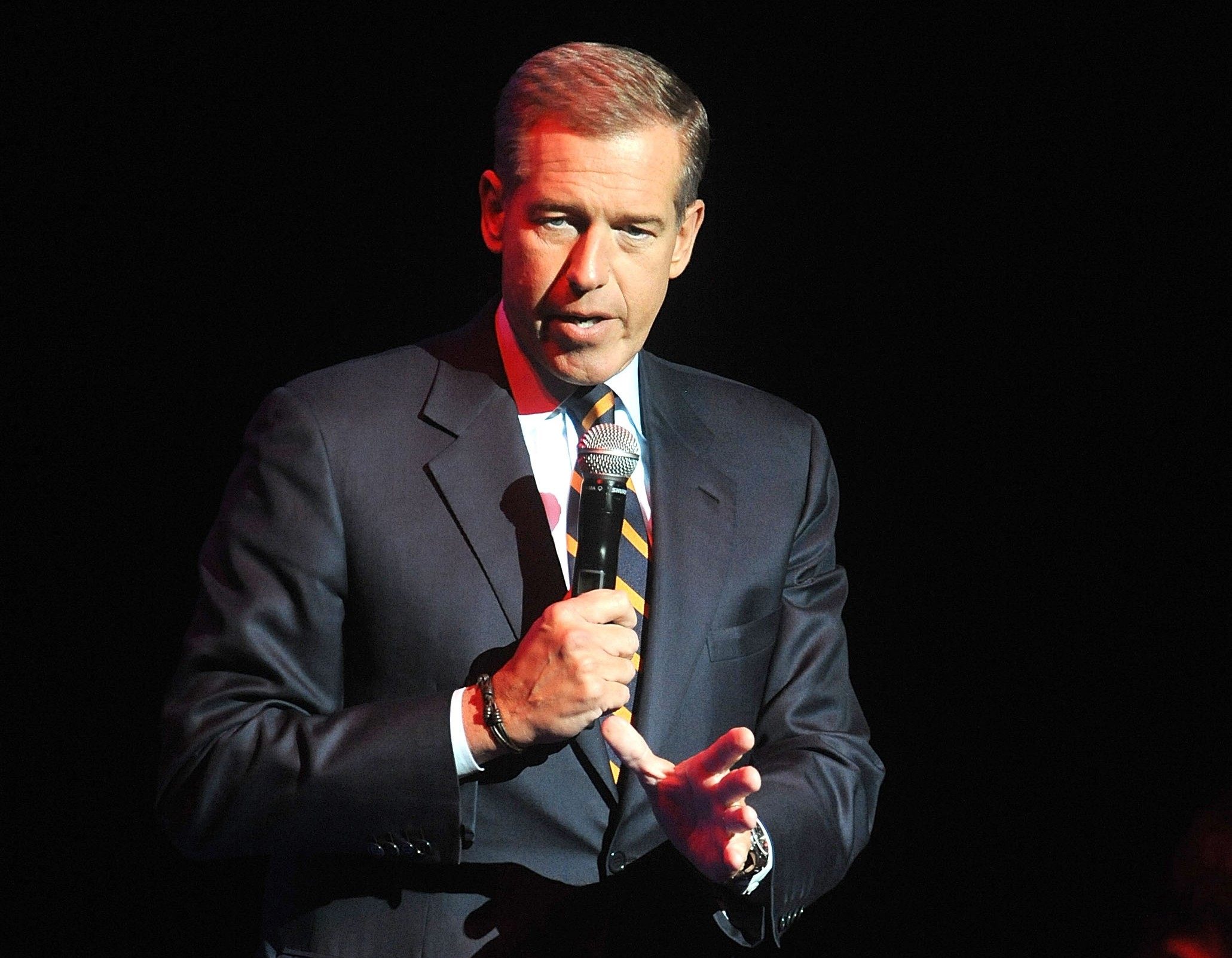 Brian Williams attends gala to keep alma mater open - Breitbart