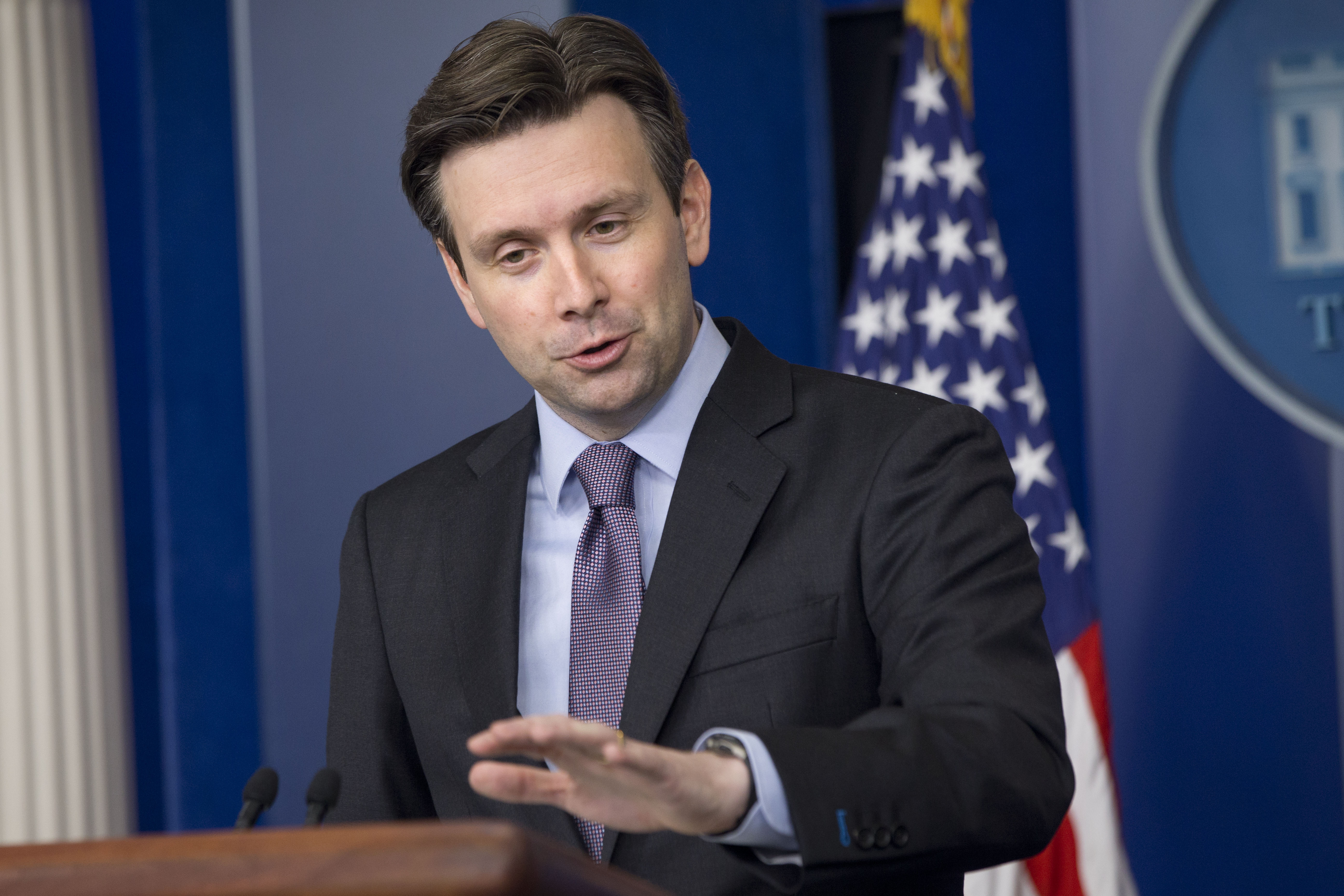 WH Press Sec Spars with Breitbart Reporter over Obama's ISIS Strategy