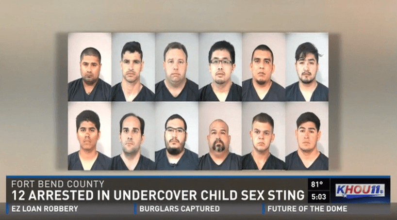 24 Child Predators Arrested Across Two Texas Counties in Back-to-Back ...