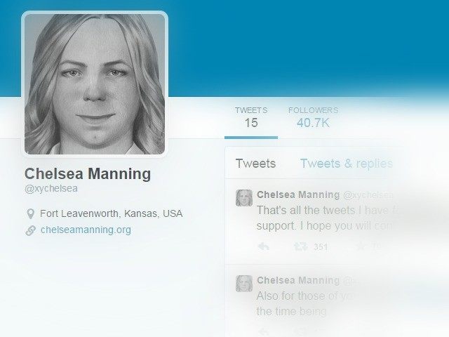 Wiki-Leaker Chelsea Manning Now Tweeting from Jail