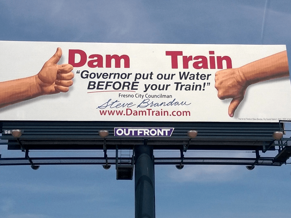 'Dam…Train': Billboard Draws Governor's Response