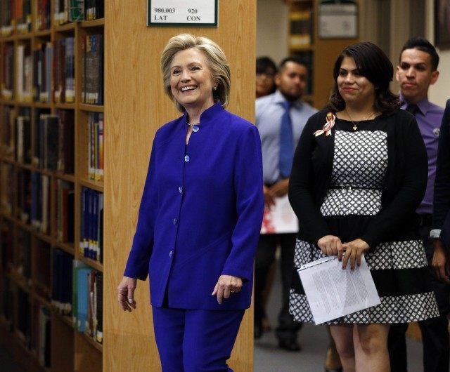 Hillary Ditches Van For Life in the Limo Lane On West Coast Swing