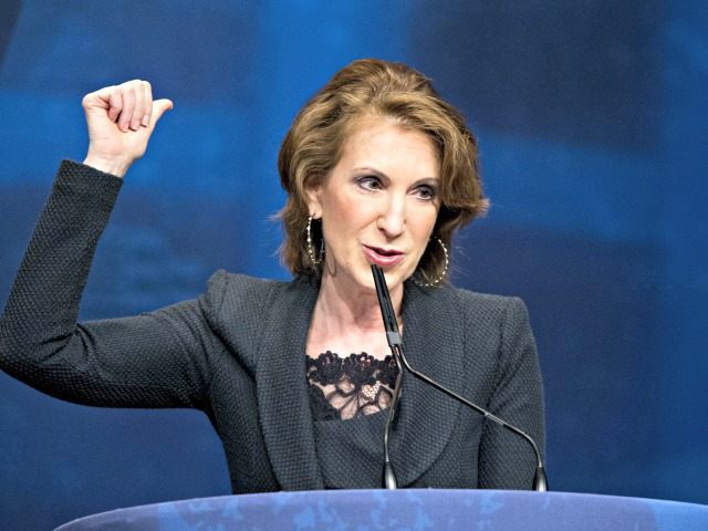 Carly For President Tells Supporters She Makes Breitbart's Top Ten
