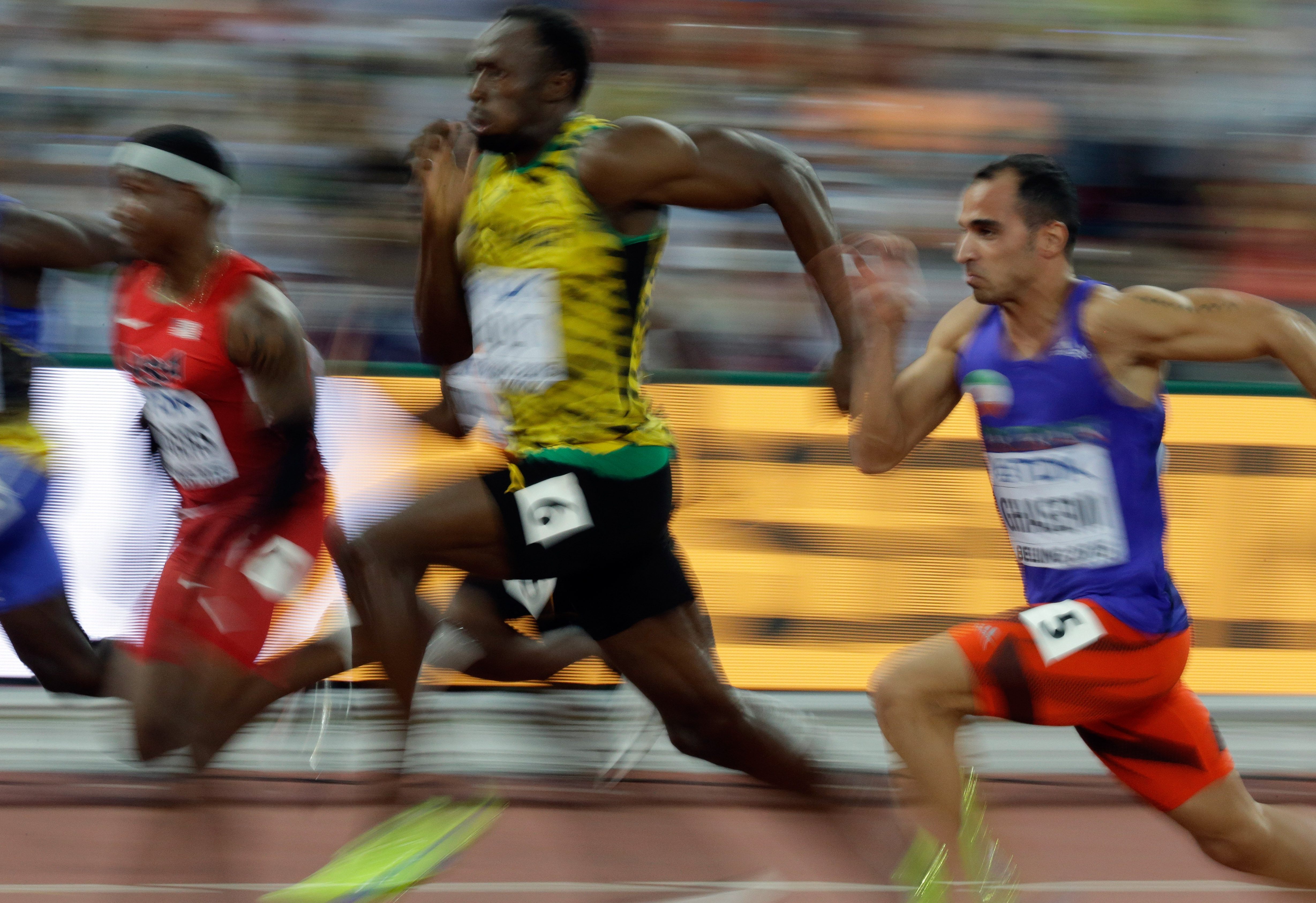 The Latest: Bolt posts 5th-fastest time in 100-meter heats - Breitbart