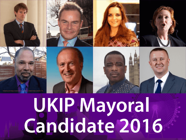 UKIP Mayoral Candidate 2016: Runners and Riders