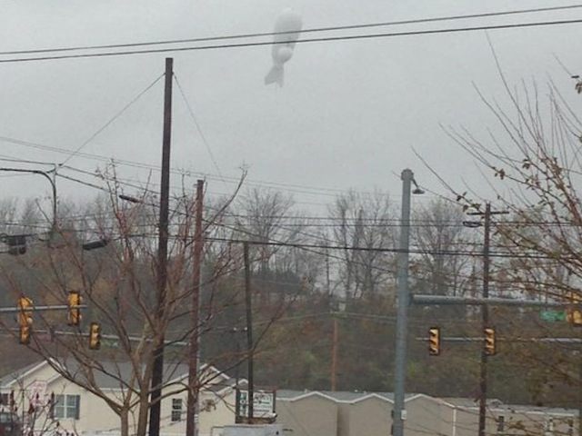 F-16s Scramble To Track Runaway Surveillance Blimp