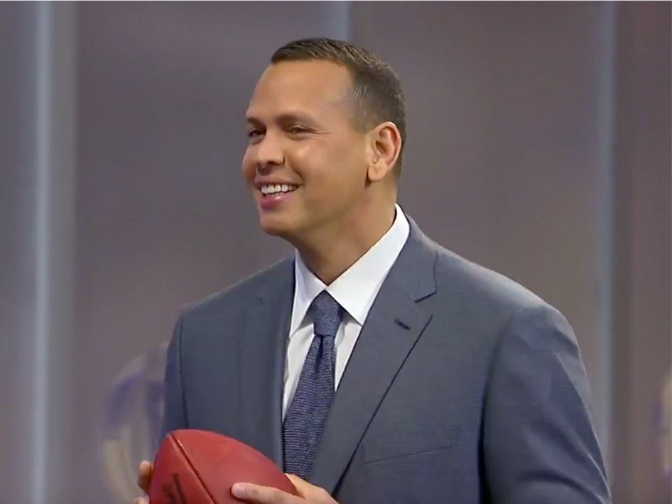 Watch: A-Rod Hurls Football on Fox Sports NFL Set, Breaks Monitor