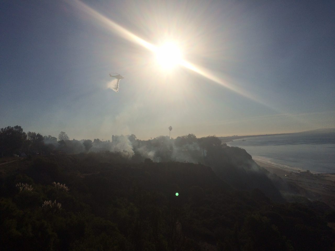Choppers, Firefighters Put out Pacific Palisades Fire