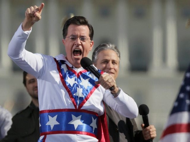 Stephen Colbert Corrects Audience for Cheering News of Comey Firing