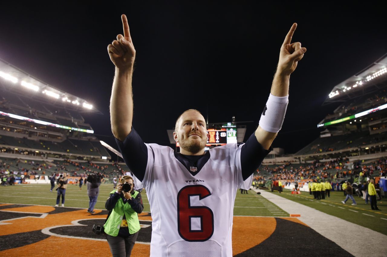 TJ Yates, Texans knock off previously unbeaten Bengals 10-6 - Breitbart