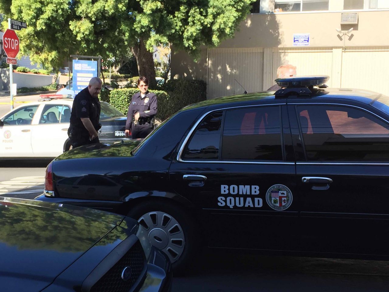 Bomb Scare Near U.S. Army Center in Los Angeles