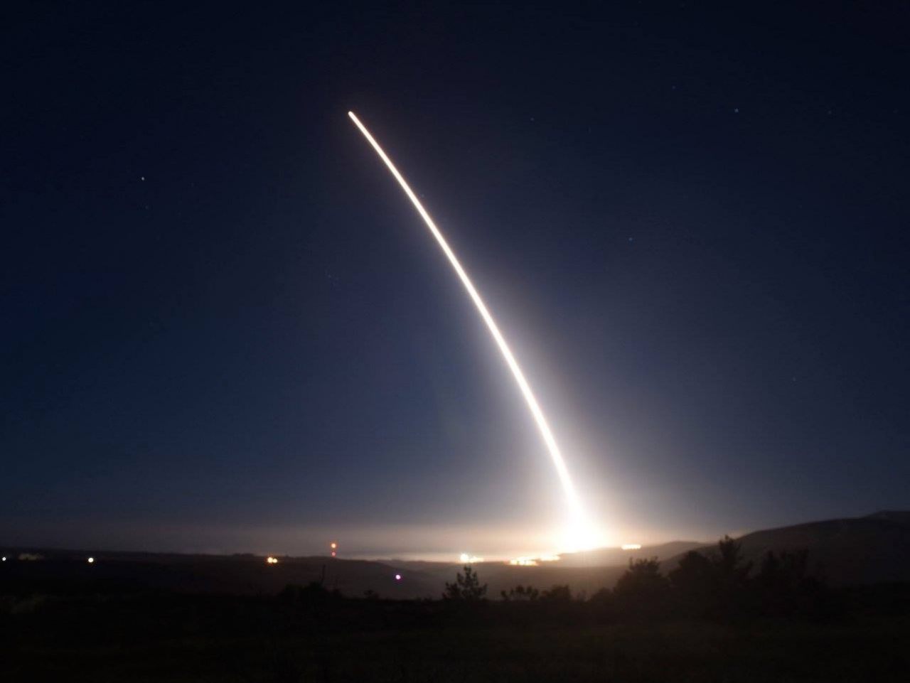 Air Force Launches Ballistic Missile from California