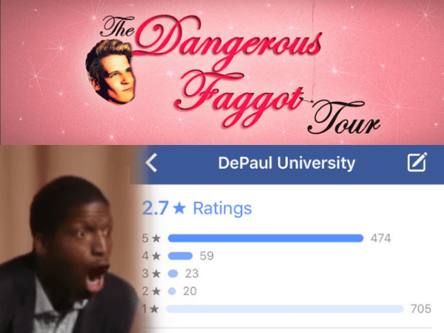DePaul Makes Panicked Statement As Facebook Rating Hits 1.1