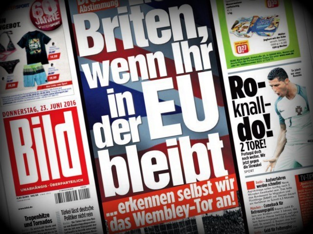 German Tabloid Promises To Let Brits Win Football
