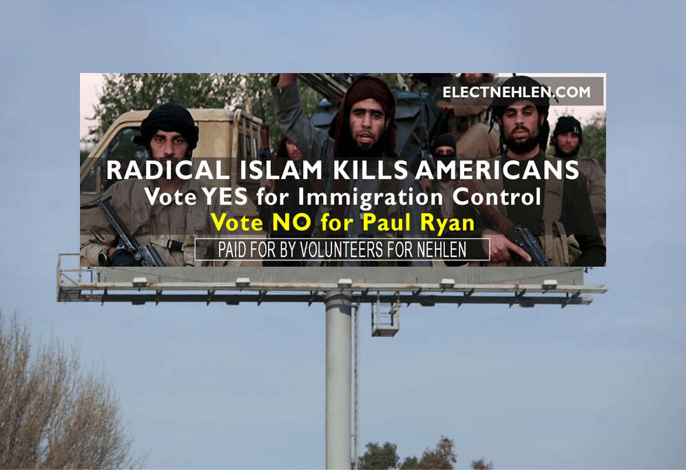 Brexit Comes to America: Ryan Challenger Mounts Immigration Billboard