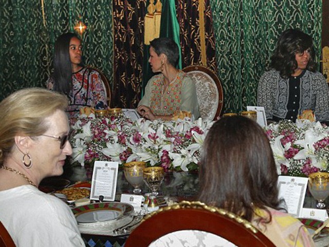 Meryl Streep Joins Michelle Obama for Ramadan Feast in Morocco