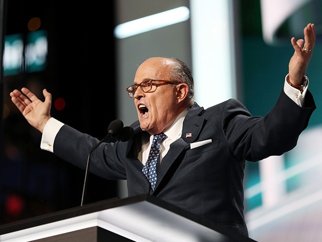 Rudy Giuliani Brings Downs the House in Cleveland