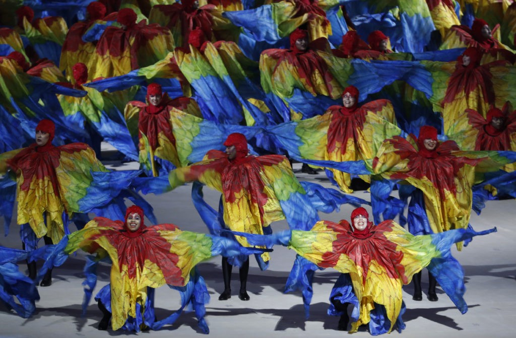 The Latest: Colorful costumes, dancing close out Rio Games - Breitbart