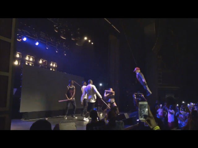 Rapper YG Invites Fans Onstage to Beat Donald Trump Piñata