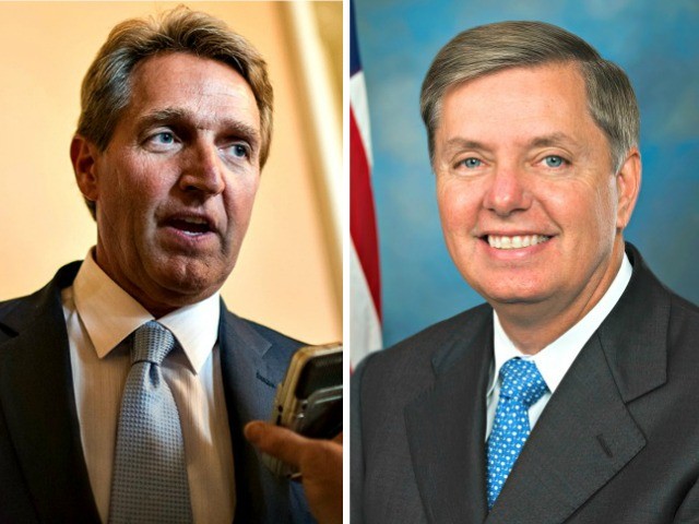 Lindsey Graham, Jeff Flake Attack Donald Trump for 'Rigged Election ...