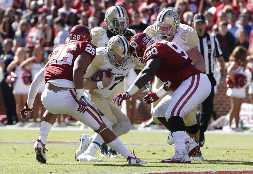 Baylor QB Russell suffers severe ankle injury vs. Oklahoma - Breitbart