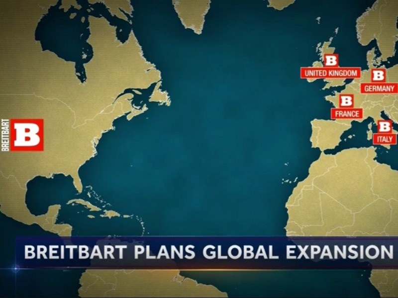 NBC's 'Nightly News' Touts Breitbart's Global Expansion