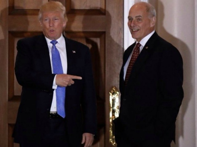 Hot Mic: DHS Chief John Kelly Jokes Trump Can Use Ceremonial Saber 'On ...