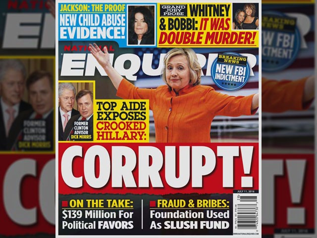 Politico: Tabloids' 'Ambient Headlines' May Have Cost Hillary the Election