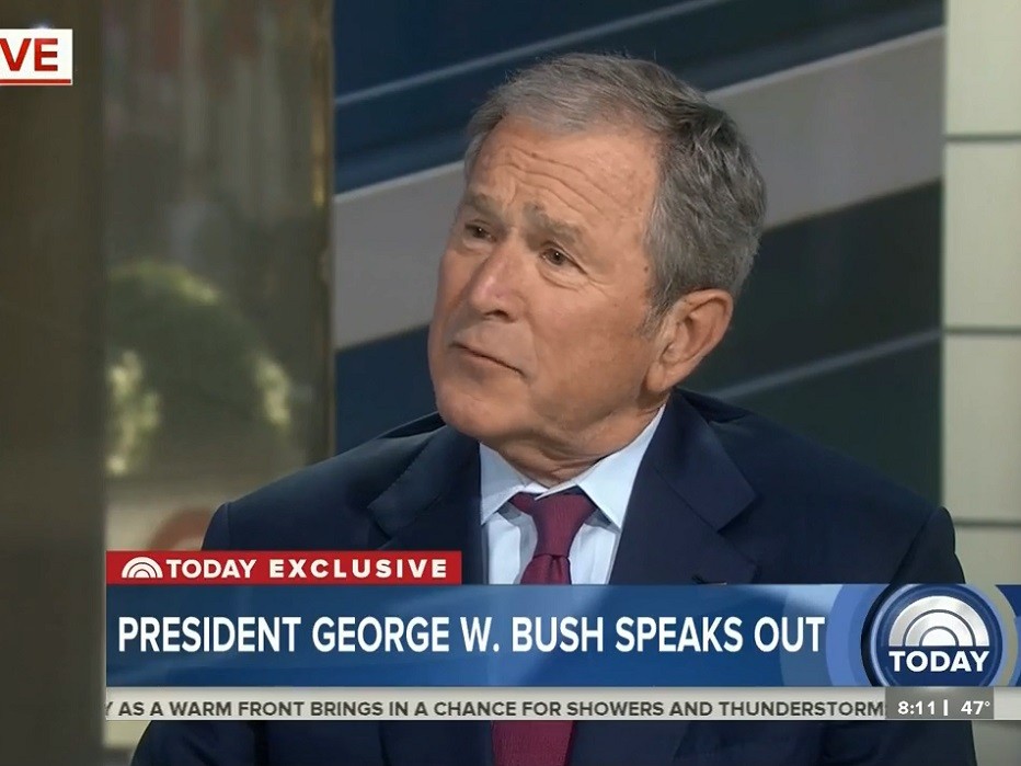 Bush: It's Hard to Unify the Country With the News Media Being So Split Up