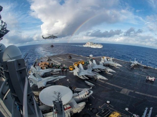 U.S. Aircraft Carrier Strike Force Heads for Korean Peninsula