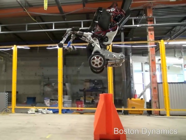 Watch: Boston Dynamics' New Robot Able to Leap in the Air, Carry 100 Lbs