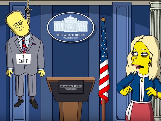 'The Simpsons' Mocks Trump's First 100 Days with Spicer Suicide, Ivanka ...