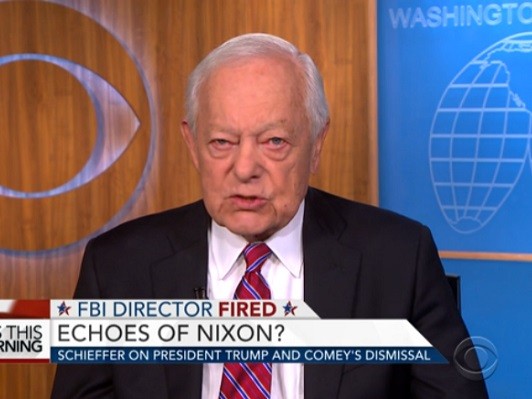 CBS's Schieffer Sees 'Parallels' of Comey Firing to the JFK Assassination