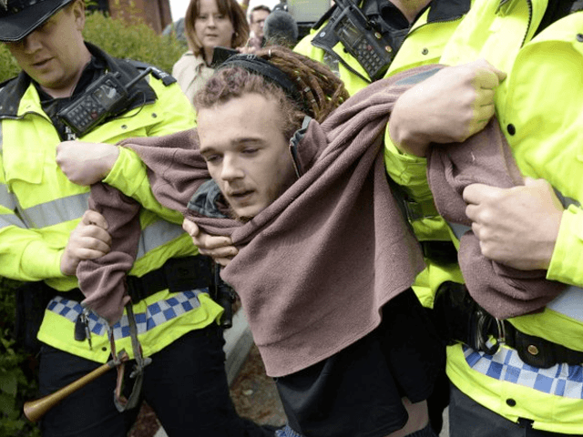 Protester Shouting 'Kill May' Arrested At Prime Minister Campaign Event