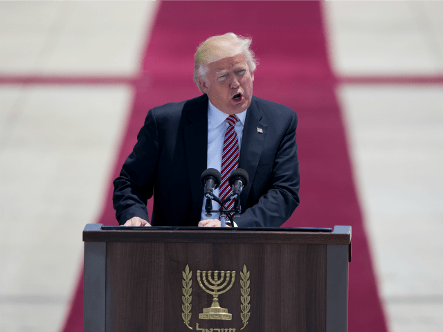 PHOTOS: President Trump Welcome Ceremony At Tel Aviv Airport