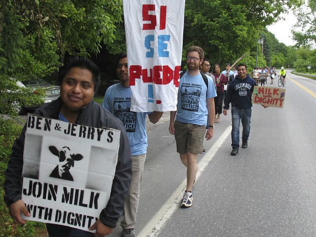 Dairy Farm Workers, Activists March on 'Socially Conscious' Ben & Jerry ...