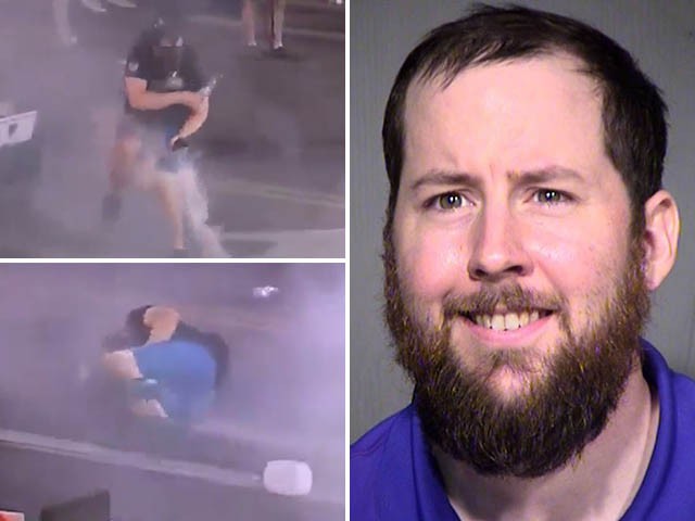 Joshua Cobin, Protester in 'Groin Shooting' Viral Video, Charged with ...