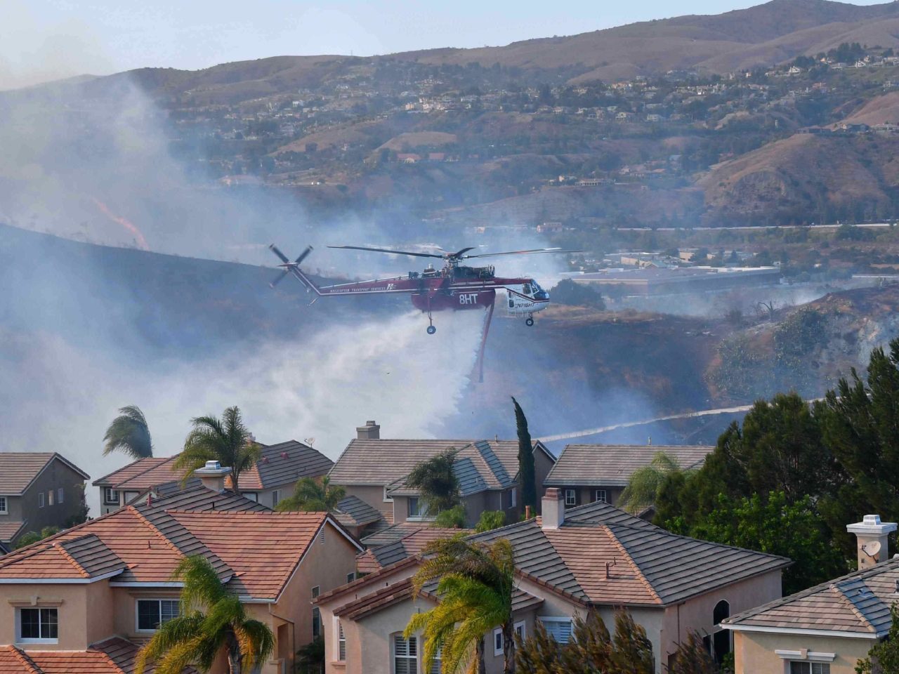 Orange County Blaze Under Control, 45% Contained