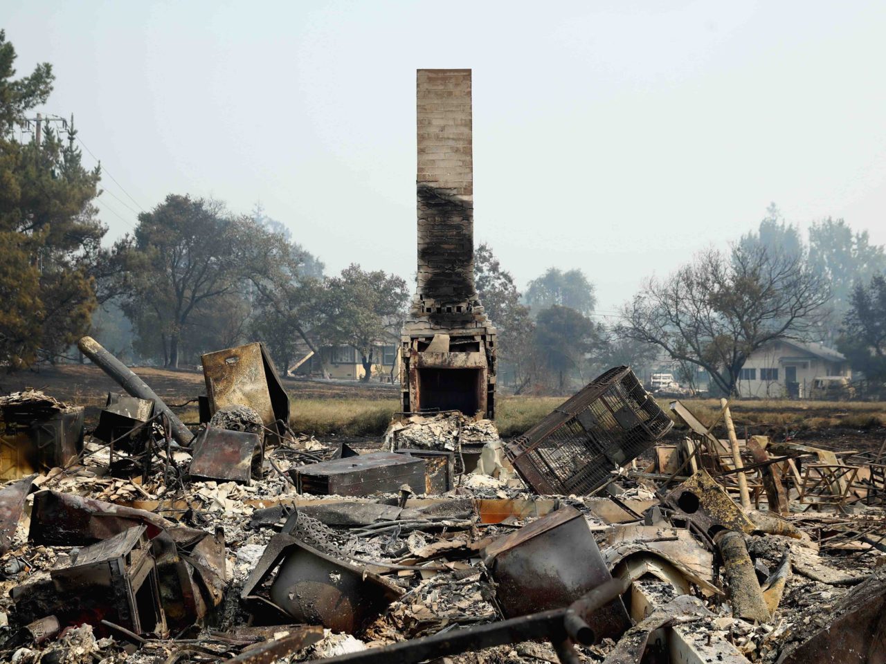 2017 Wine Country Fire Map - Map