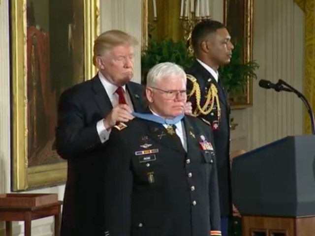 President Donald Trump Awards Medal of Honor to Army Captain Gary ‘Mike ...