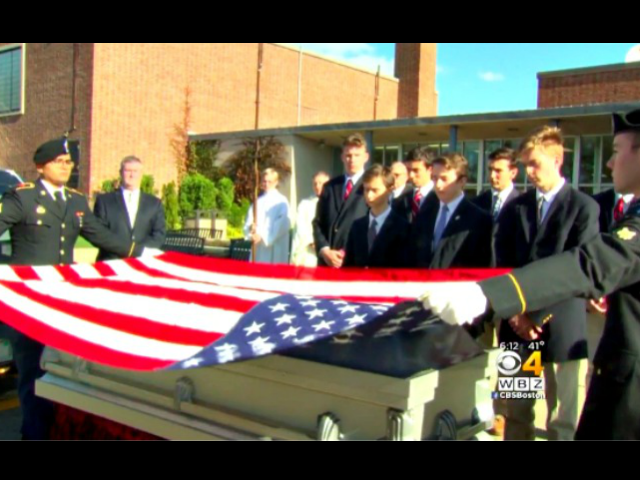 High School Gives Deceased Homeless Veteran a Military-Style Send Off
