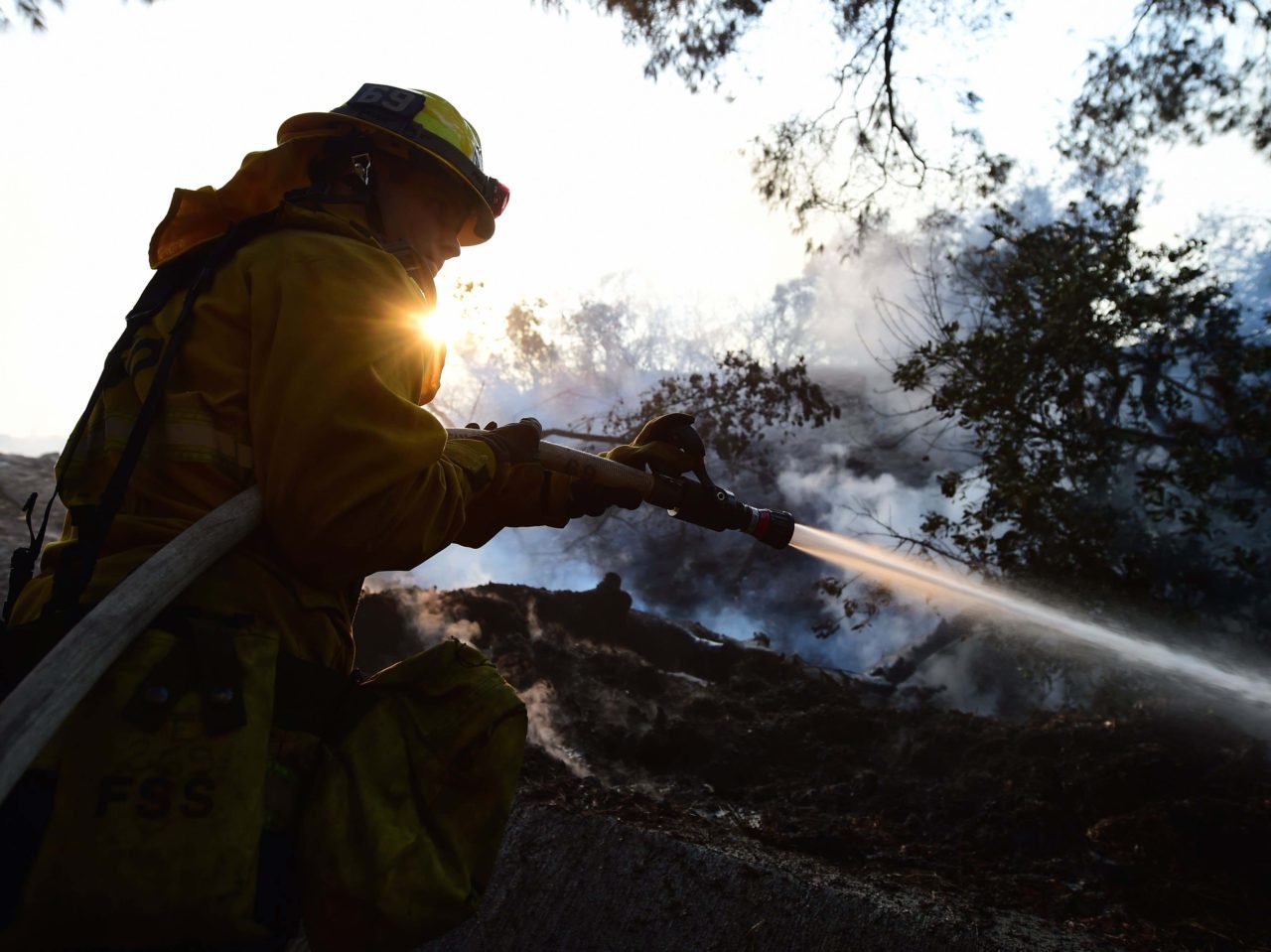 Officials: L.A. Fire Caused by Homeless People Cooking near 405 Freeway