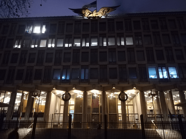 London Anti-Trump Protest Draws Dozens of Supporters