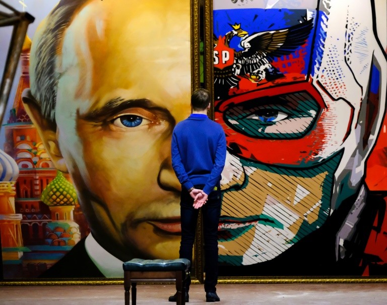 Russian strongman appears as "Superputin" in new exhibition - Breitbart