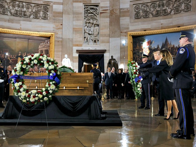 Billy Graham Lies in Honor in U.S. Capitol; Trump, Pence, Congressional ...